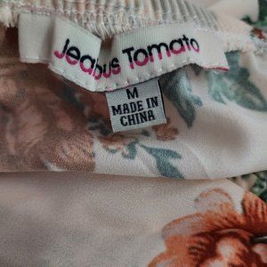 Jealous Tomato | Tops | Jealous Tomato Off Shoulder Bell Sleeve Floral ...